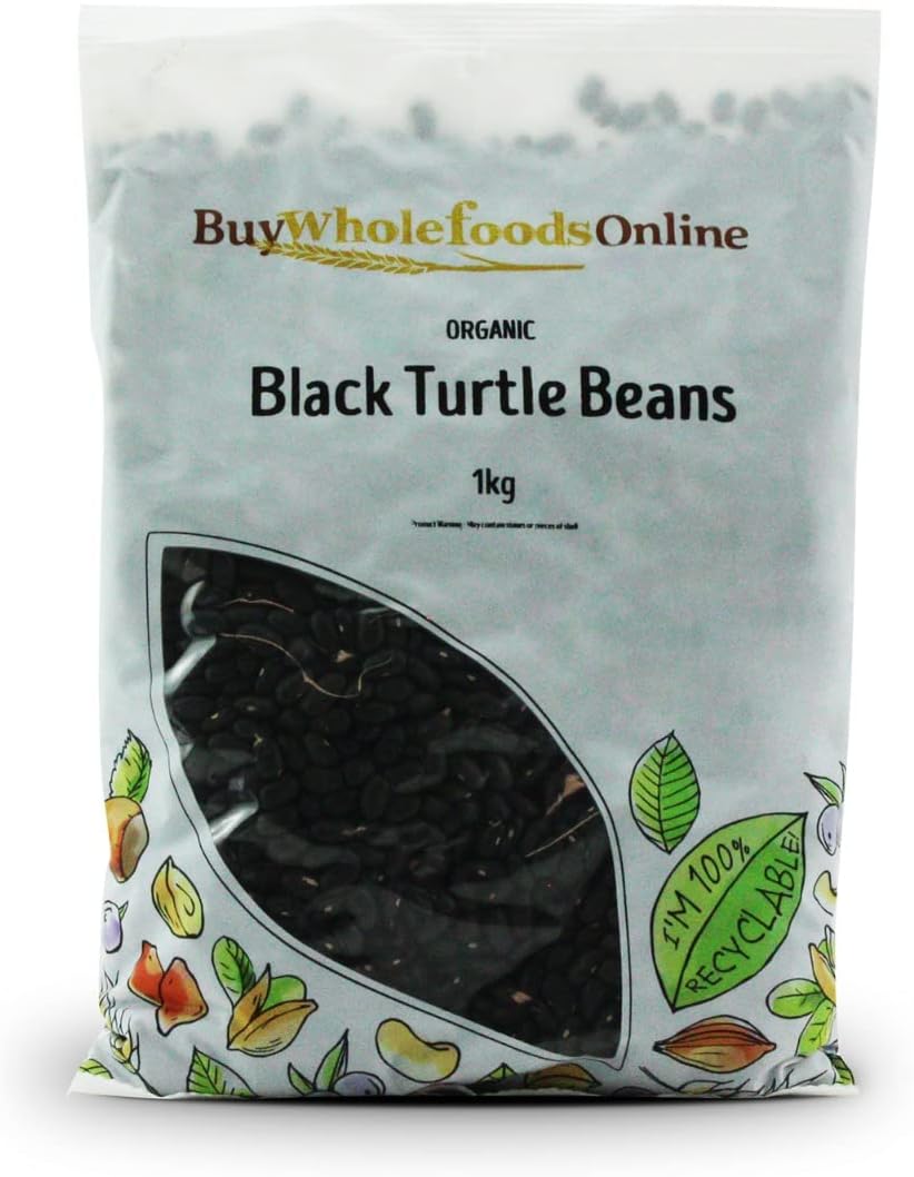 Organic Black Turtle Beans 1kg (BWFO) : Amazon.co.uk: Grocery