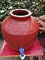VISMAY'S Handmade Earthenware Water Pot 12 Liter Capacity Mitti Ka ...