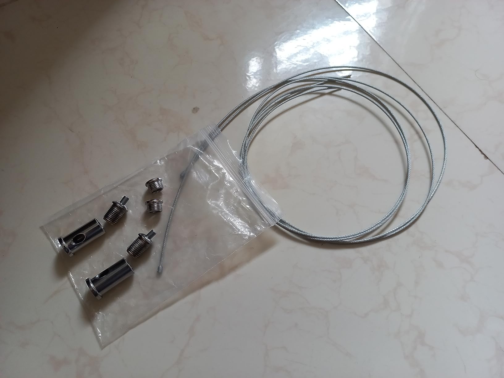 VRCT 2PCS 1 Meter Clutch Wire & Screw Suspension Hanging Mounting Kit ...