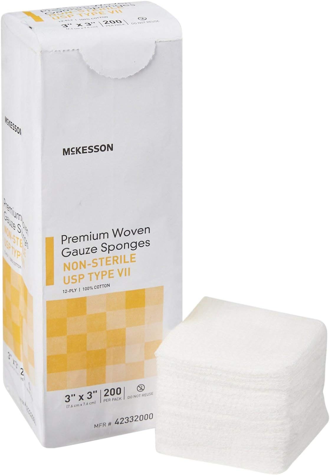 Amazon.com: Covidien Curity Non-Woven All-Purpose Sponge, Sterile, 4" x ...