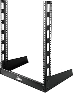 Tecmojo 2 Post Desktop Server Rack Small Open Frame Rack for 19in AV ...