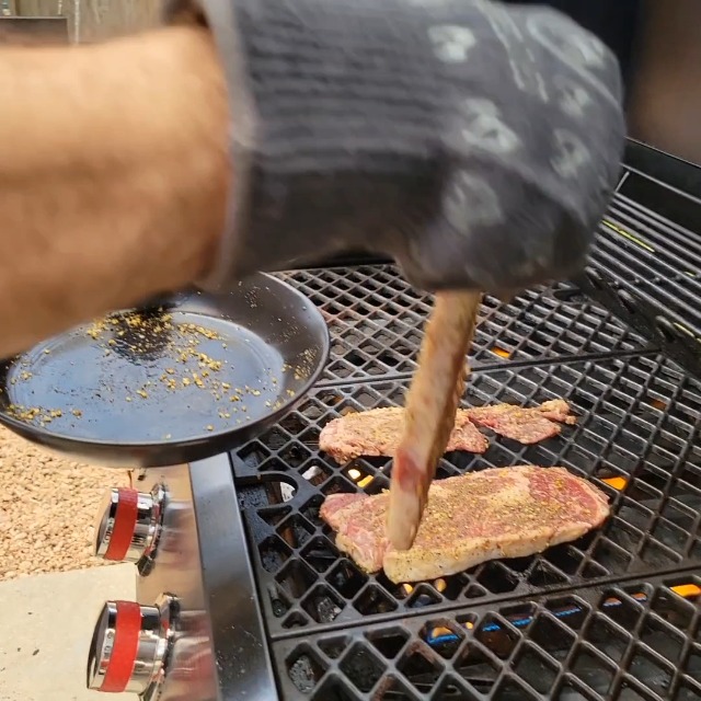 Watch Grill like a pro with the Grill Armor BBQ and Oven gloves on ...