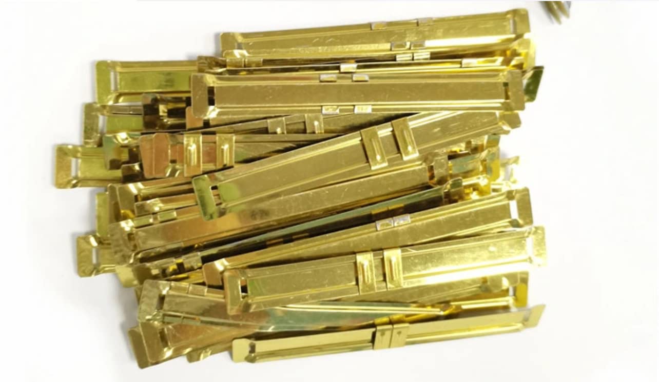 Asiatic Box Metal File Fastener 2-Hole Metal Binder Clip/File Clip/File ...