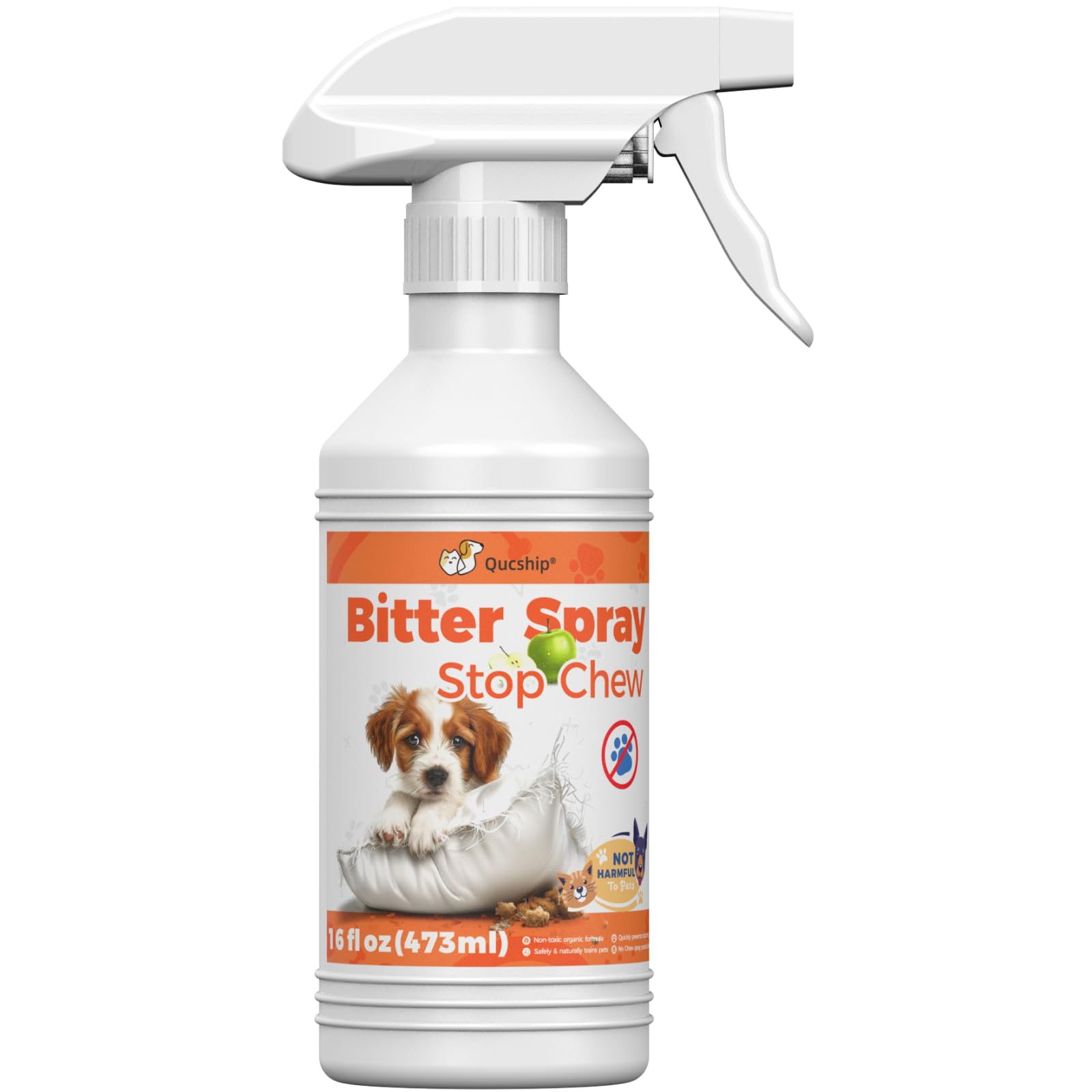 Snapklik.com : Qucship Powerful Chew Deterrent -Bitter Spray For Dogs