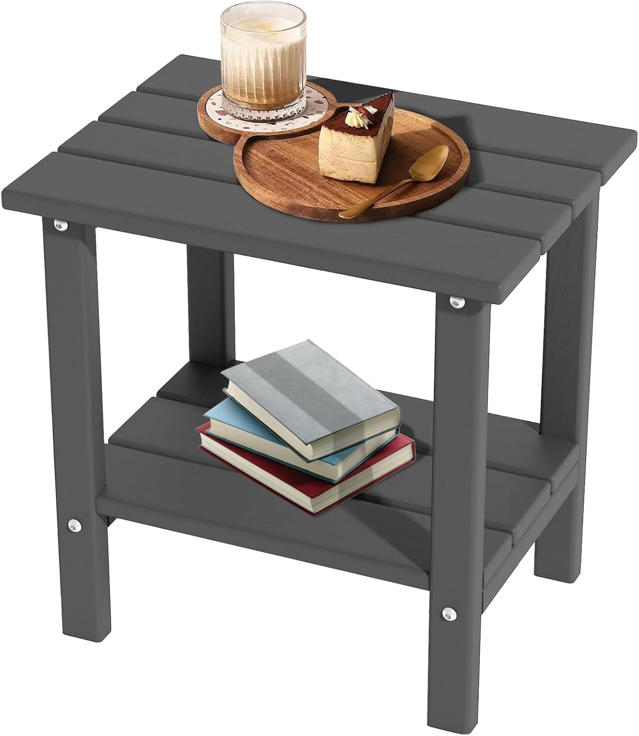 Amazon.com: OTSUN Weather Resistant Outdoor Side Table, Adirondack HDPE ...