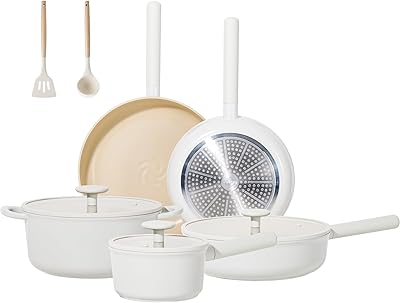 Amazon.com: 12 Pcs Pots and Pans Set Non Stick Kitchen Cookware Sets ...