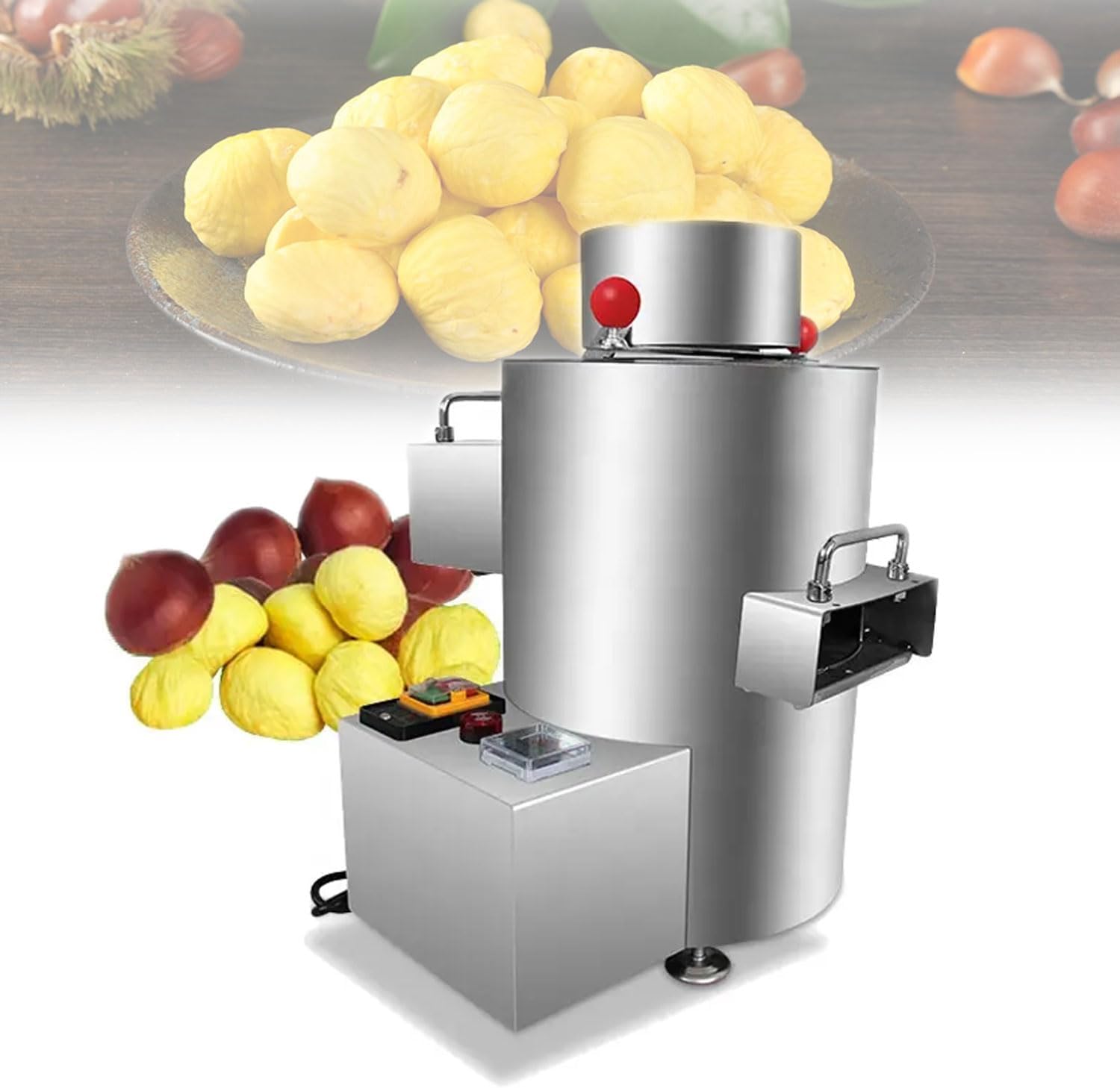 Amazon.com: BDJSN 200kg/H Commercial Chestnut Peeler, Stainless Steel ...