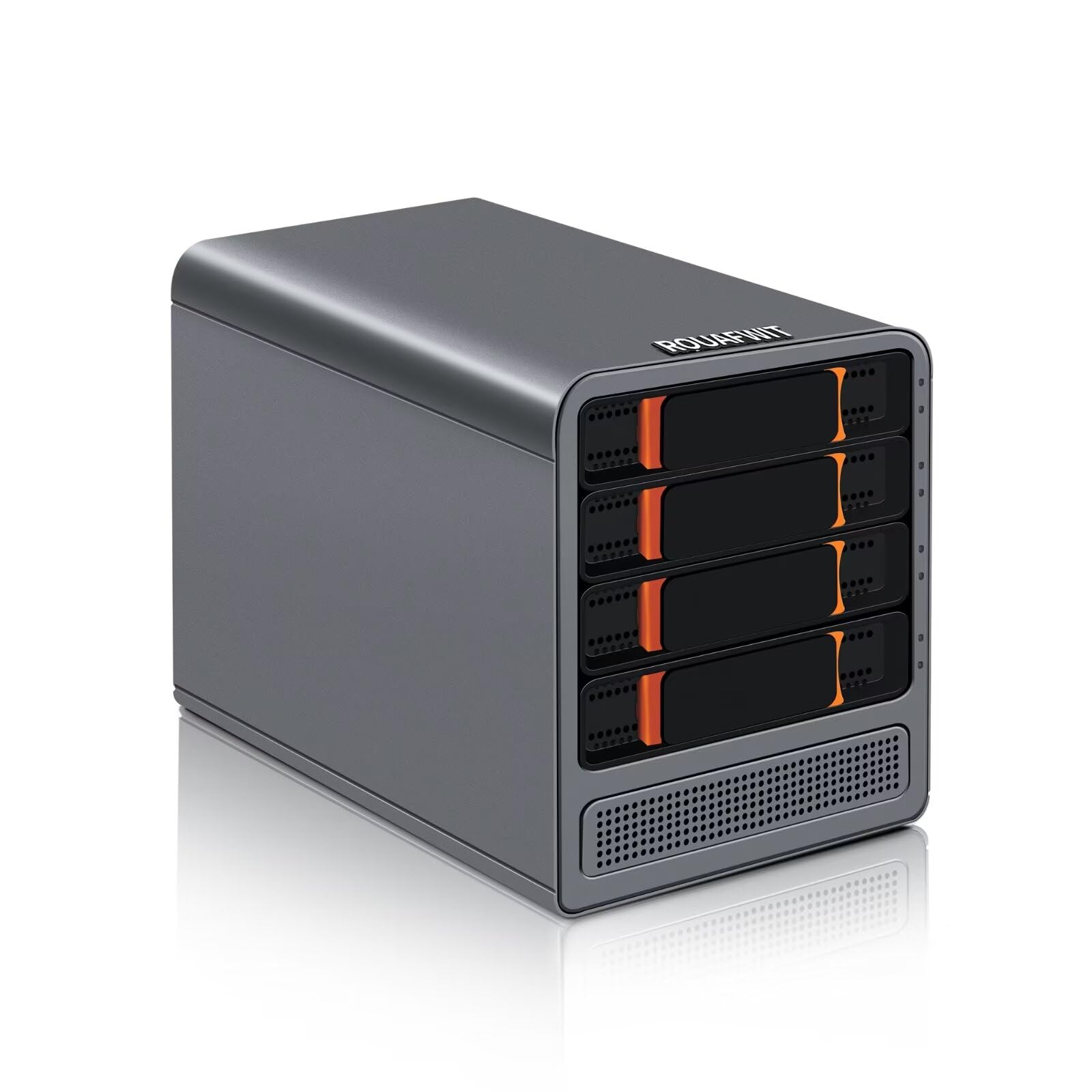 ROUAFWIT Mini PC N100 Nas 4 Bay Soft Router 3-in-1, DDR5 16G RAM 256G ...