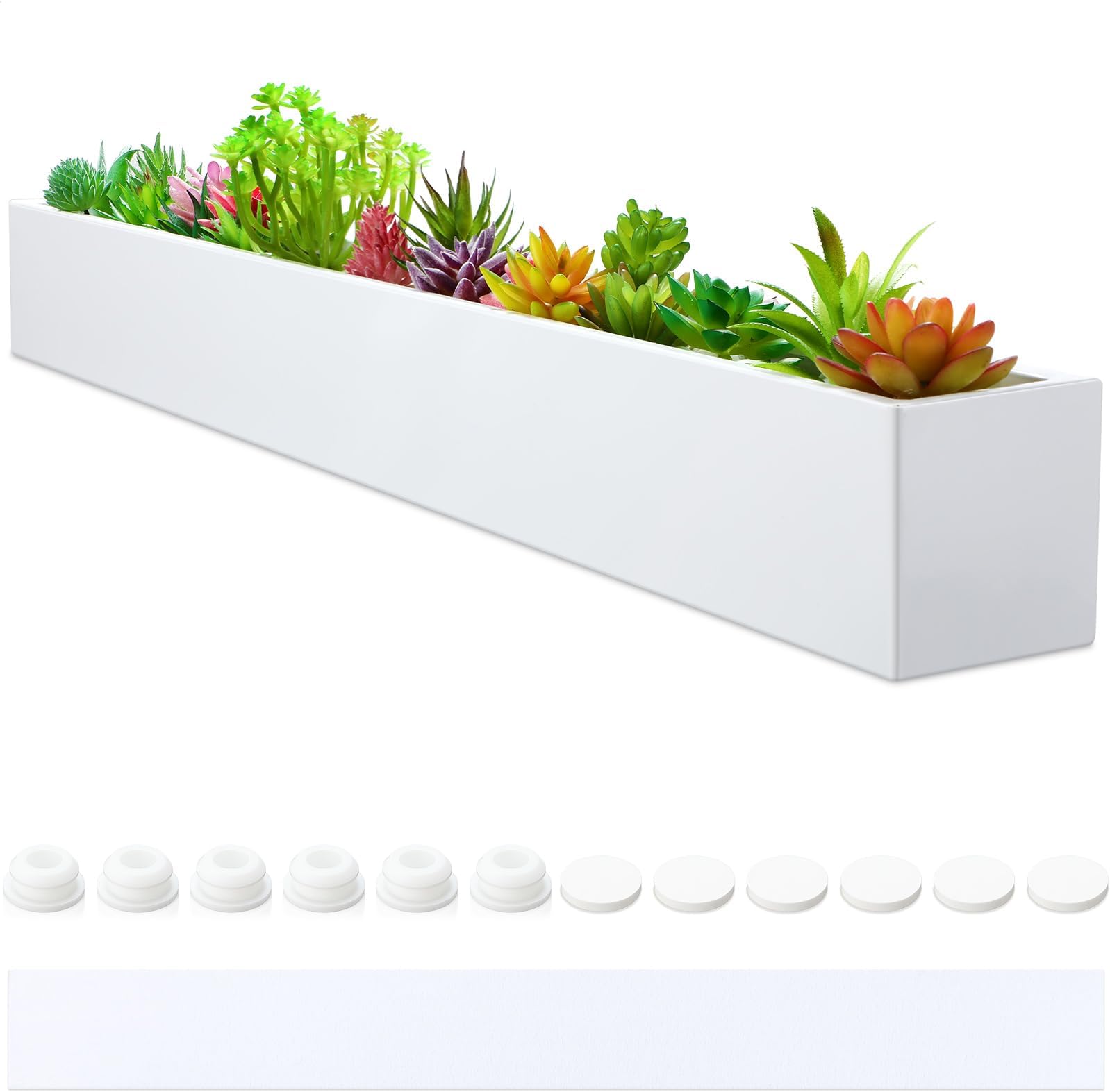 Amazon.com: DR&Co Modern Narrow Planter Box | 16" Metal Perfect as a ...