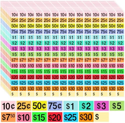 Amazon.com : 1400PCS Yard Sale Stickers, Garage Sale Stickers, Flea ...