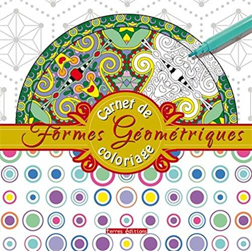 Carnet de coloriage formes géométriques : Collectif: Amazon.es: Libros