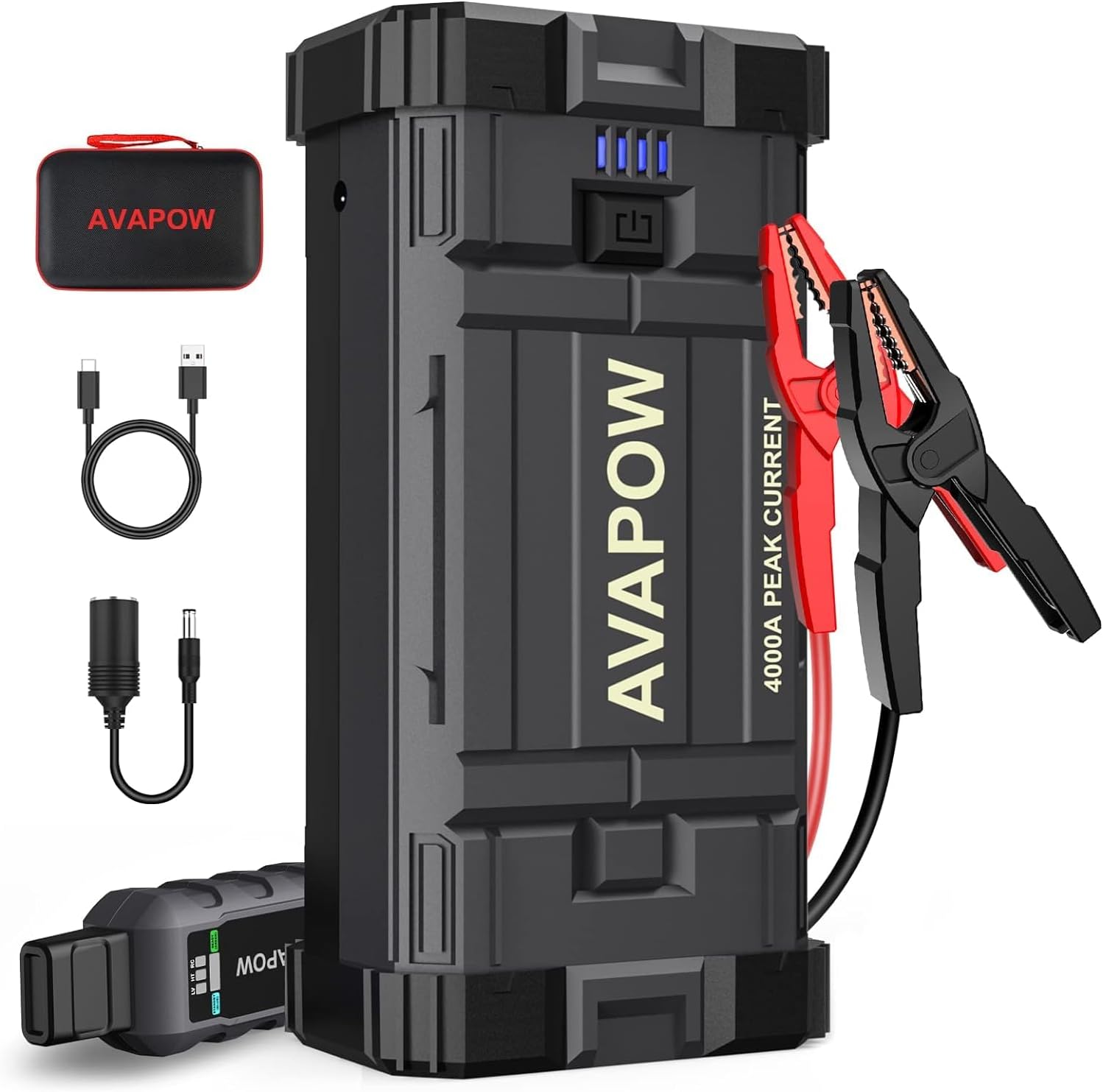 DeWalt DXAELJ16 1600 Peak Amp Jump Starter Battery Booster with USB ...