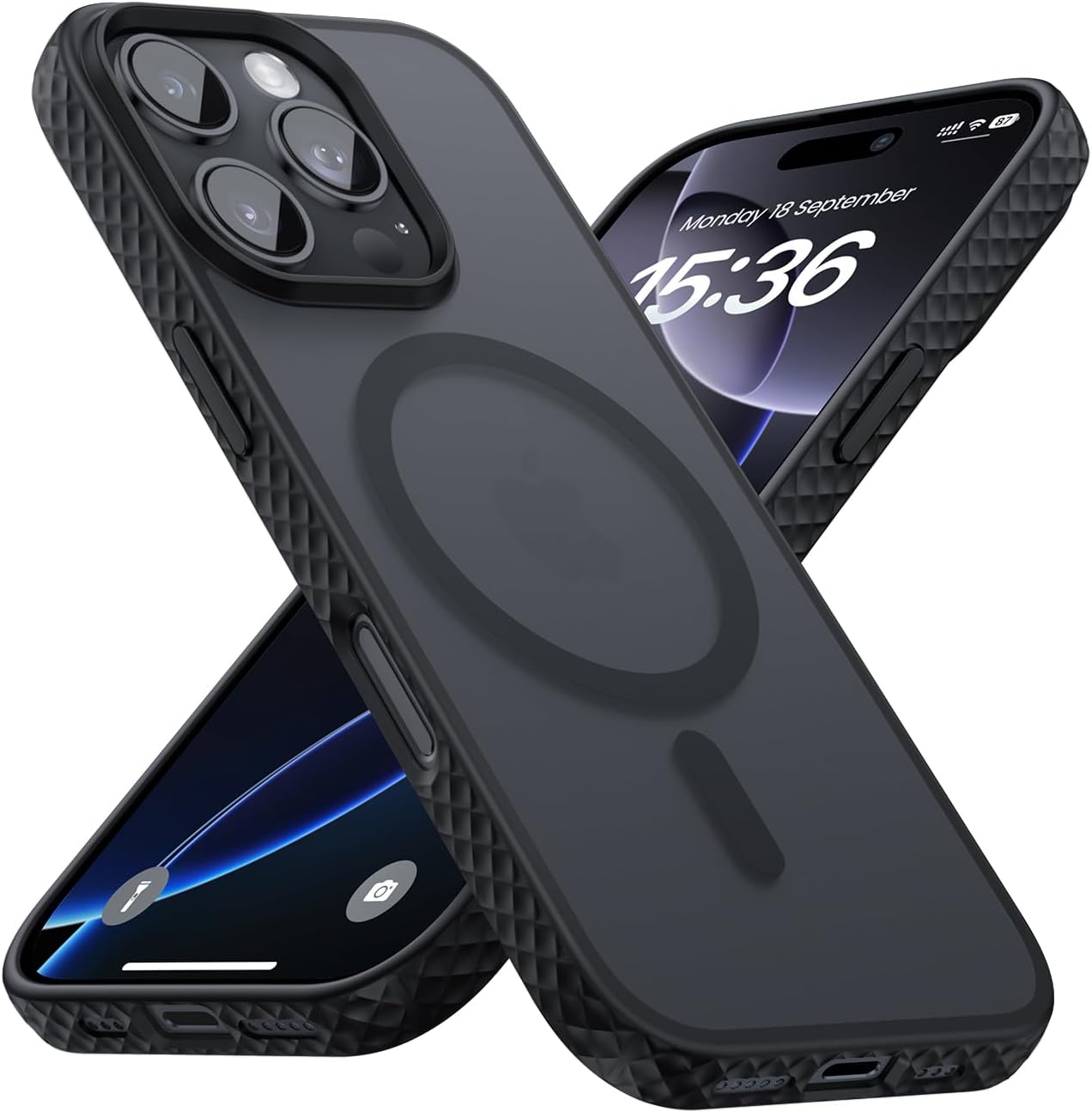 Amazon.com: Lamicall Magnetic Case for iPhone 16 Pro, for Magsafe ...