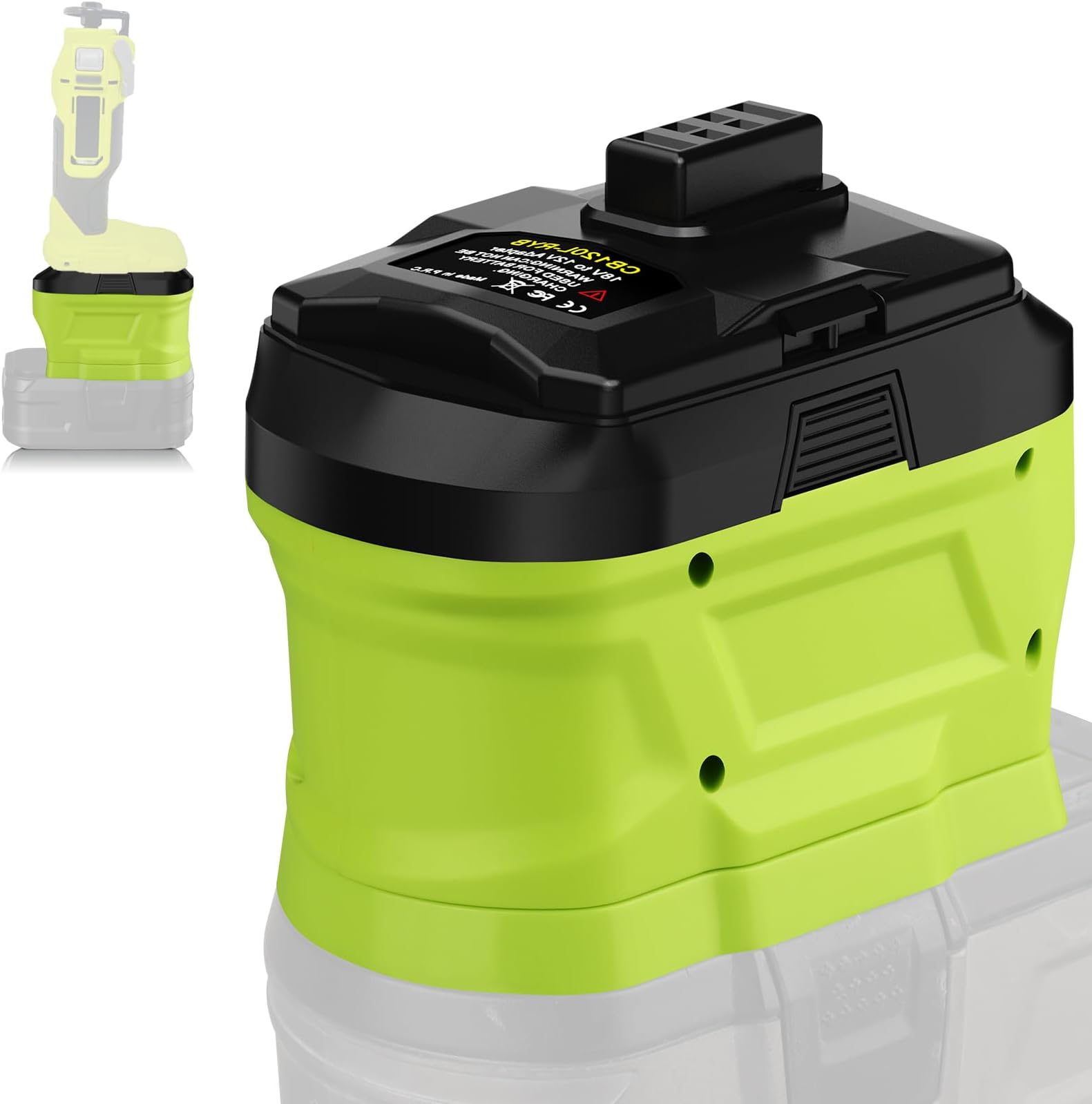 Amazon.com: for Ryobi 20V to 12V Battery Adapter,for Ryobi 18V Lithium ...