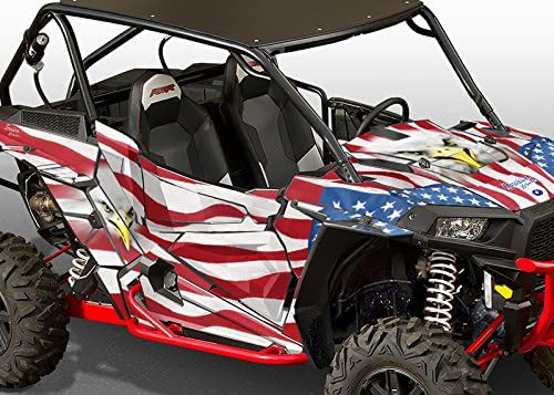 Amazon.com: Graphics Kit for Polaris RZR 1000 - US Flag American Eagle ...