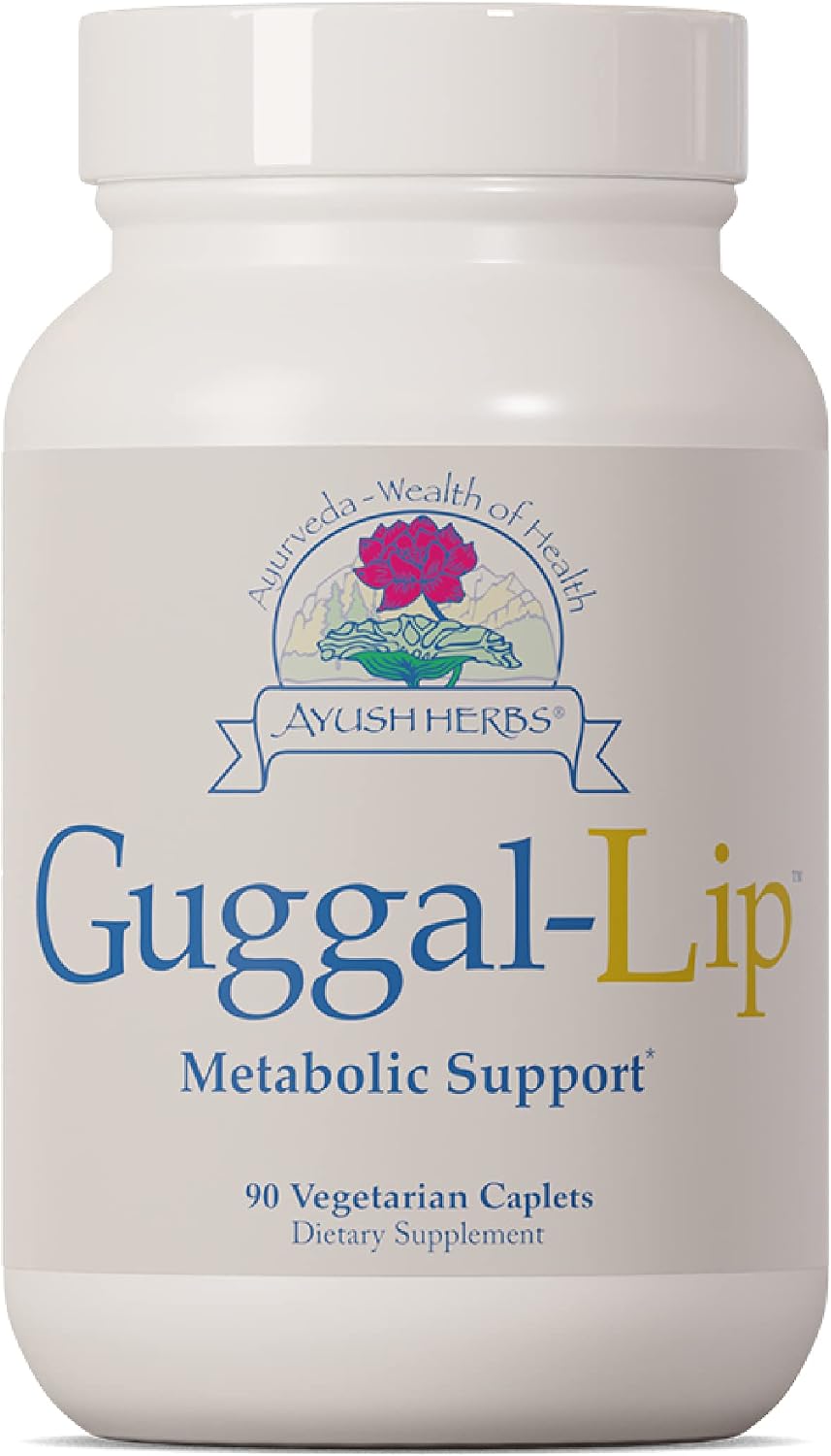 Ayush Herbs Guggal Lip Ayurvedic Supplement for Metabolic Support and ...
