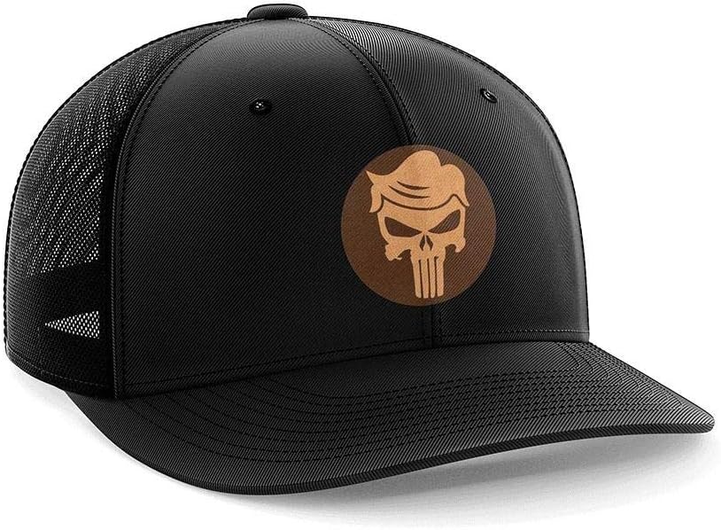 Amazon.com: Trumpisher Leather Patch Hat : Clothing, Shoes & Jewelry