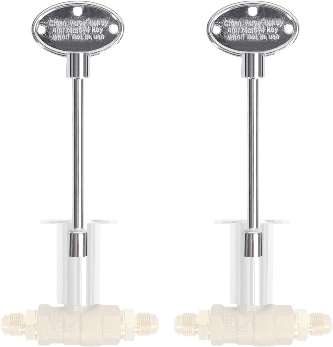 Amazon.com: MOASKER 2 Pieces Universal Gas Fireplace Shut Off Valve Key ...