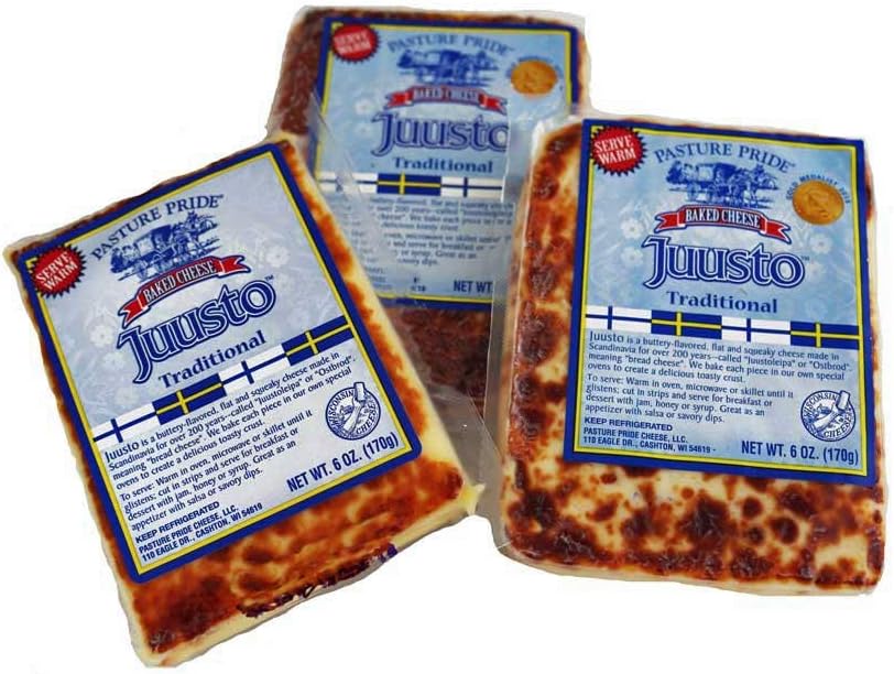 Amazon.com: Bread Cheese, Juustoleipa, 10 oz. (4 pack) : Grocery ...