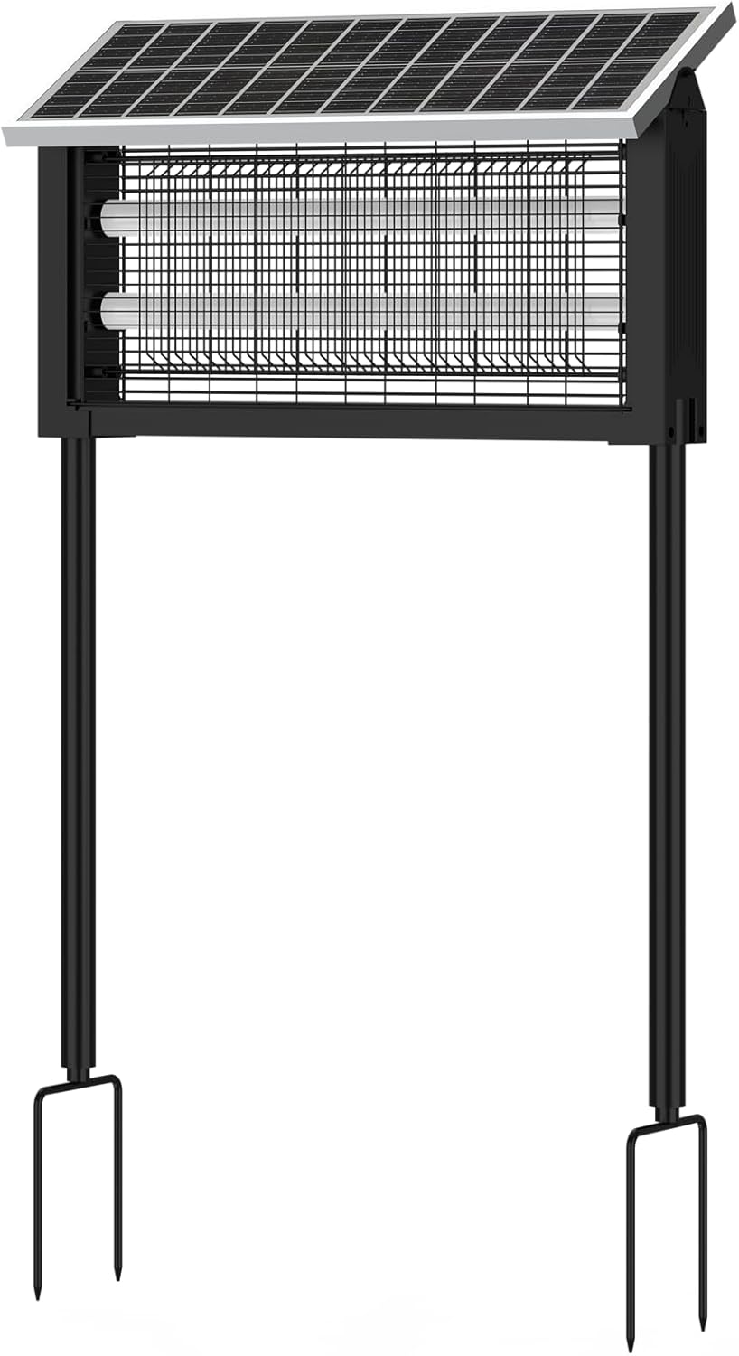 Amazon.com : Solar Bug Zapper Outdoor - Mosquito Electric Fly Zapper ...