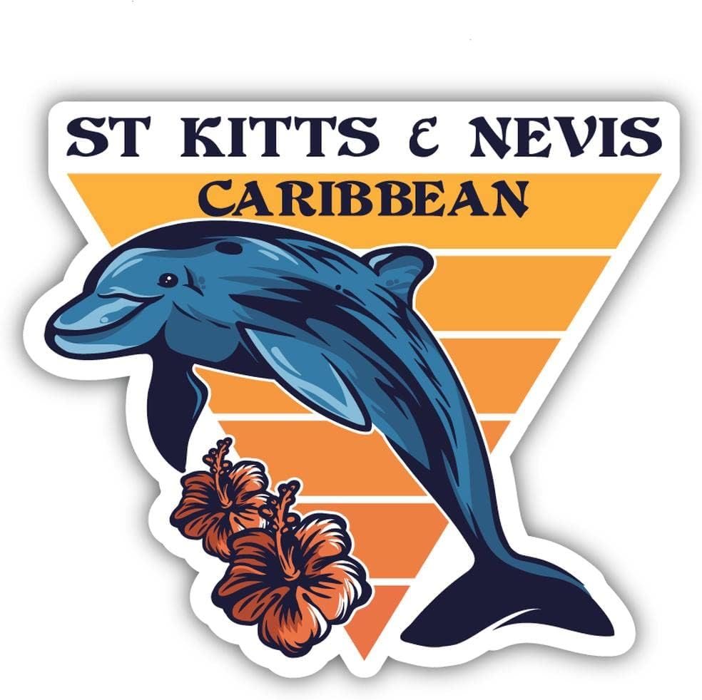 Amazon.com - St Kitts & Nevis Caribbean Beach Souvenir Vinyl Decal ...