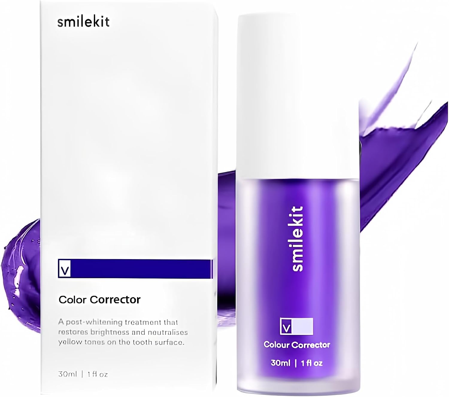 Amazon.com : 1Pack Teeth Whitening Purple Toothpaste for Teeth ...