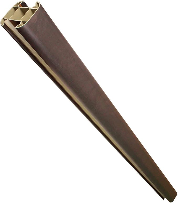 Walnut, 2.4m Composite Fence Post Plastic Eco Fencing for Composite and ...