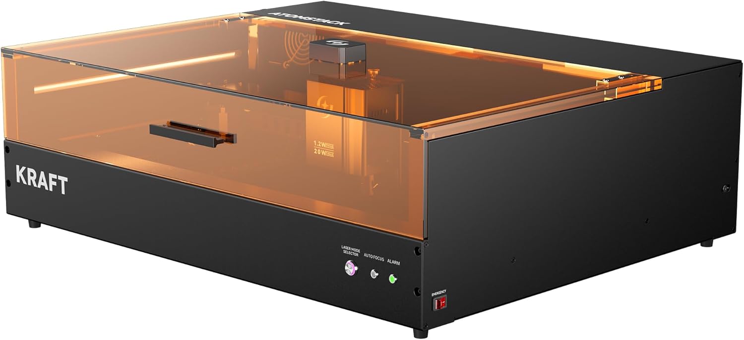 Amazon.com: Atomstack K2 Kraft World's First Dual Laser Cutter Engraver ...