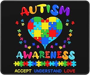 Amazon.com: Accept Understand Love Autism Awareness Small Mouse Pad ...