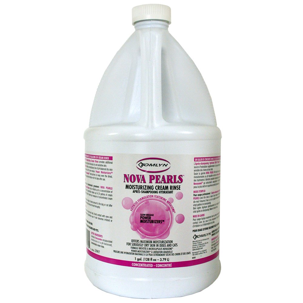 Buy Tomlyn Nova Pearls Moisturizing Cream Rinse for Dogs and Cats, 1 ...