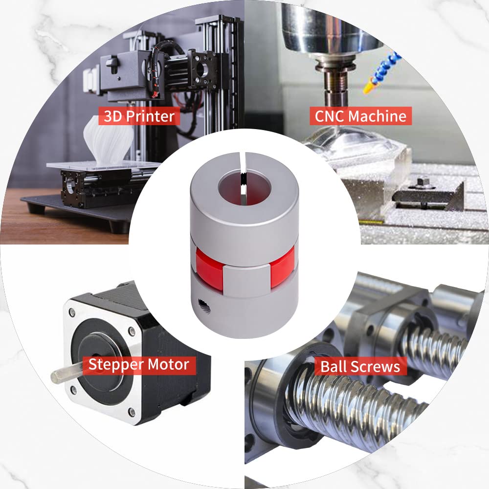 Snapklik.com : CNC Flexible Spider Coupling Shaft Coupler Stepper Motor ...