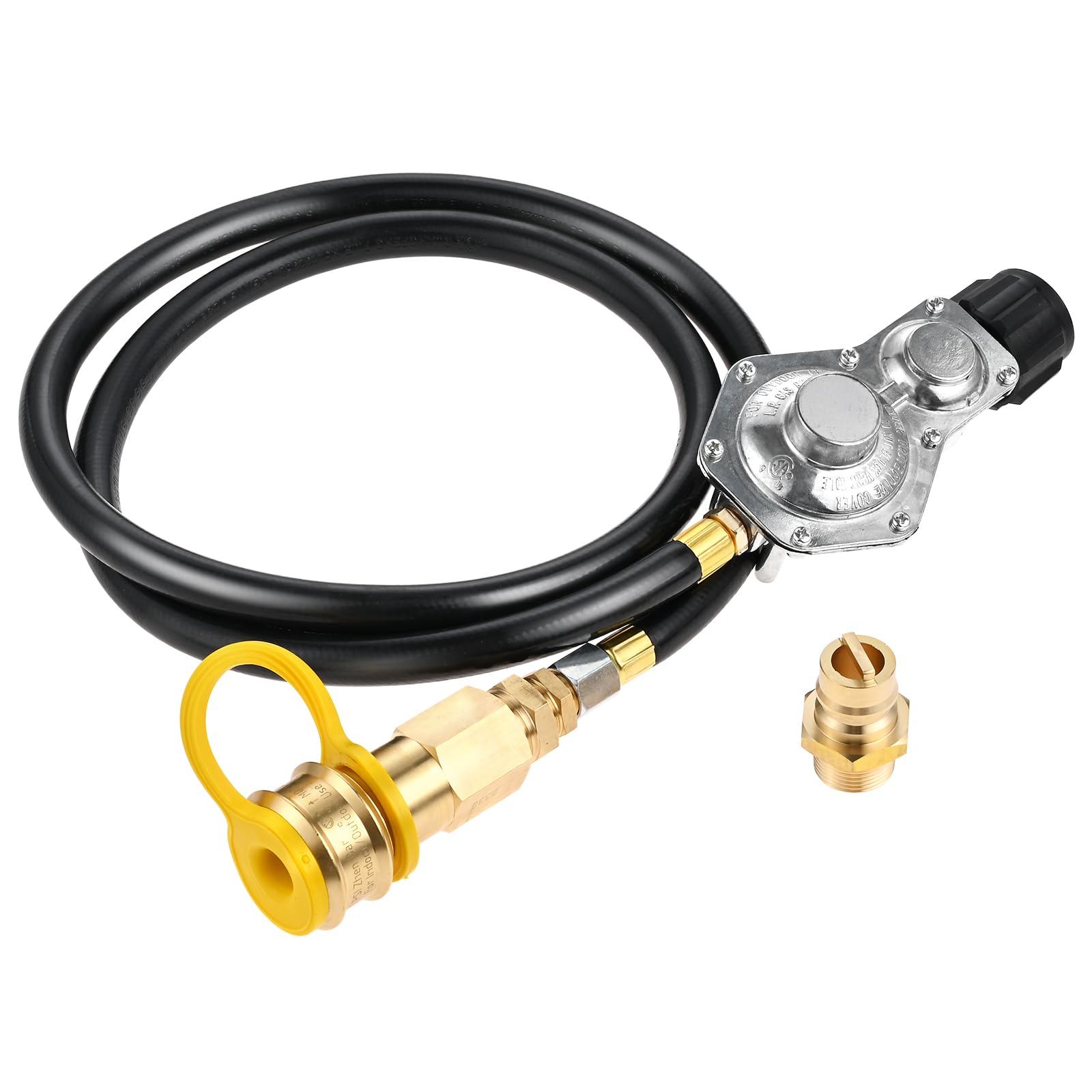 Amazon.com : Two Stage Propane Regulator with 5FT Hose for QCC1/Type1 ...