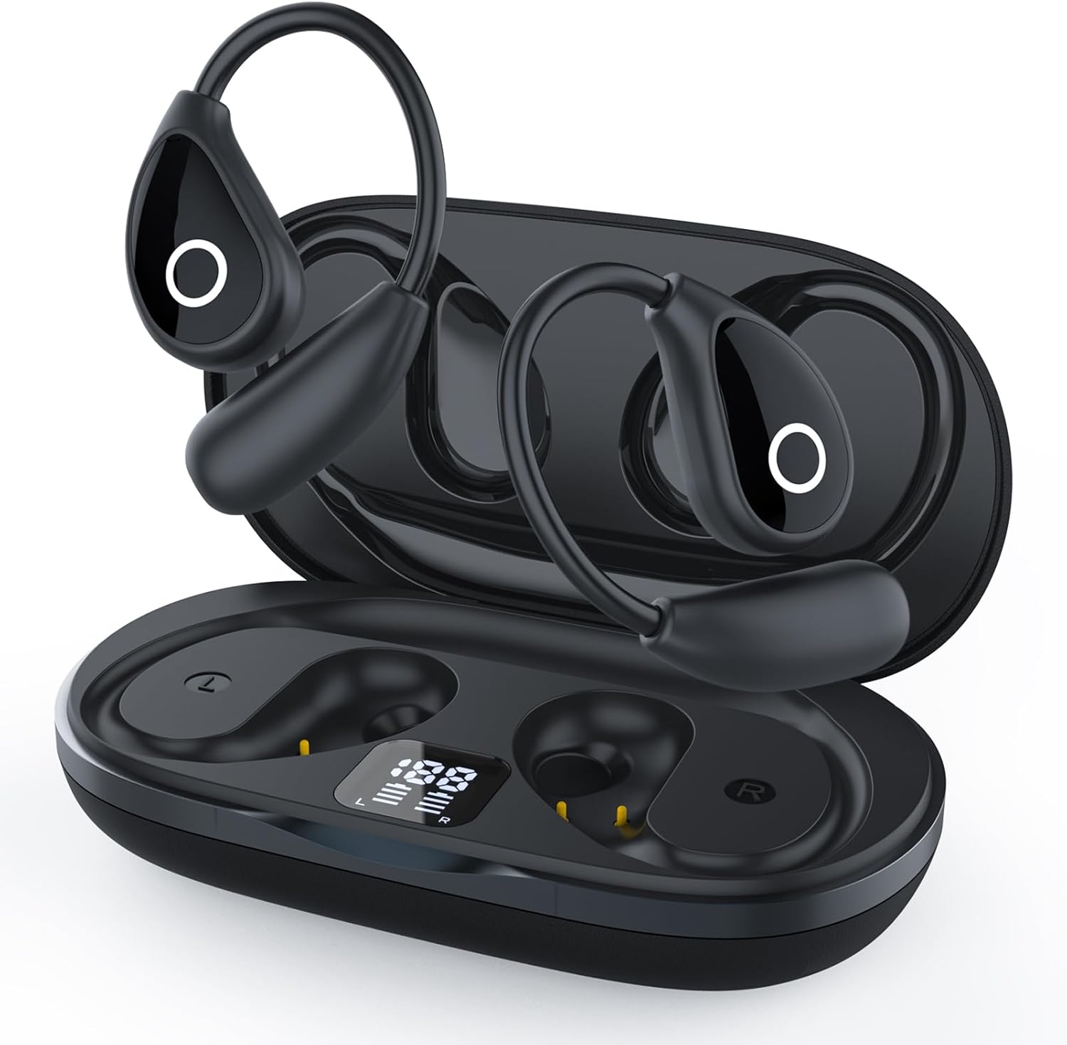 Open Ear Headphones Ai Translator Earbuds,Support 134 Languages,3-in-1 ...