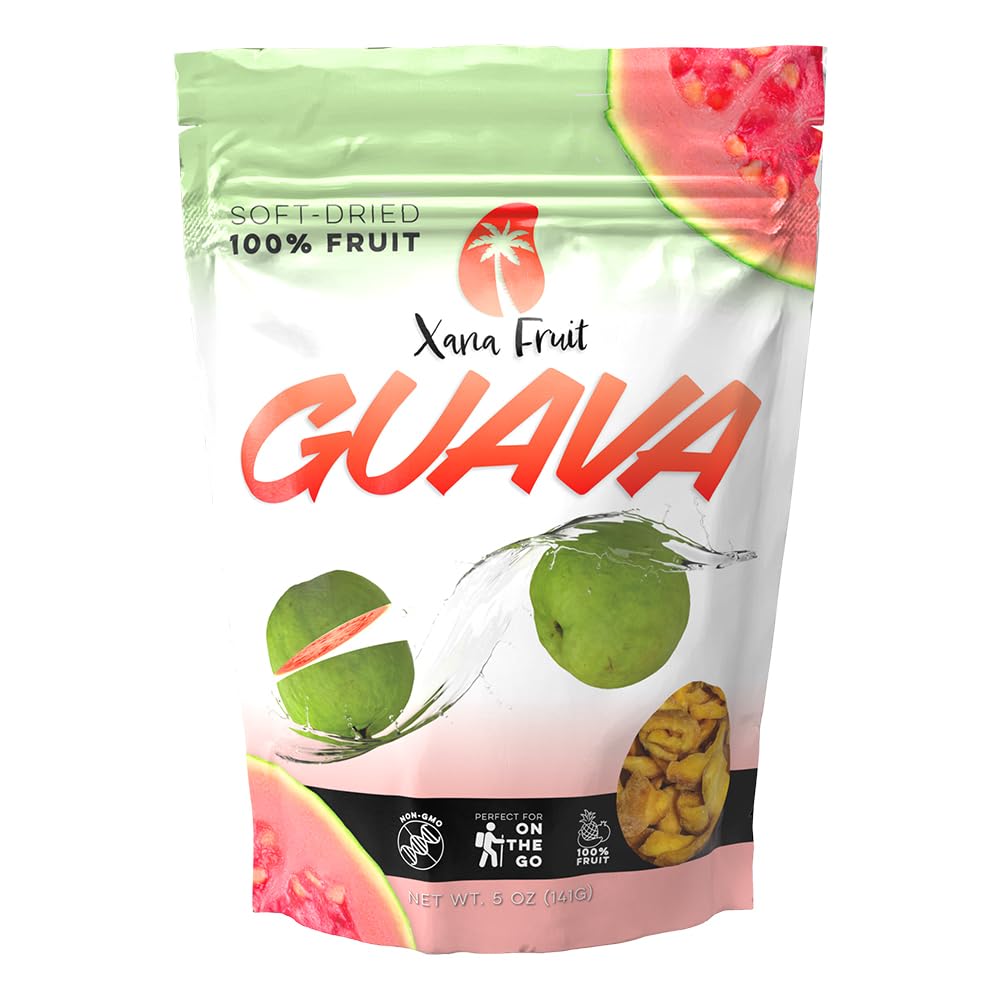 Amazon.com: Xana Fruit Soft Dried Fruit - Dried Guava, 100% Fruit ...
