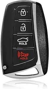 Amazon.com: Keylessbest Replacement for 2015 2016 Hyundai Genesis Key ...