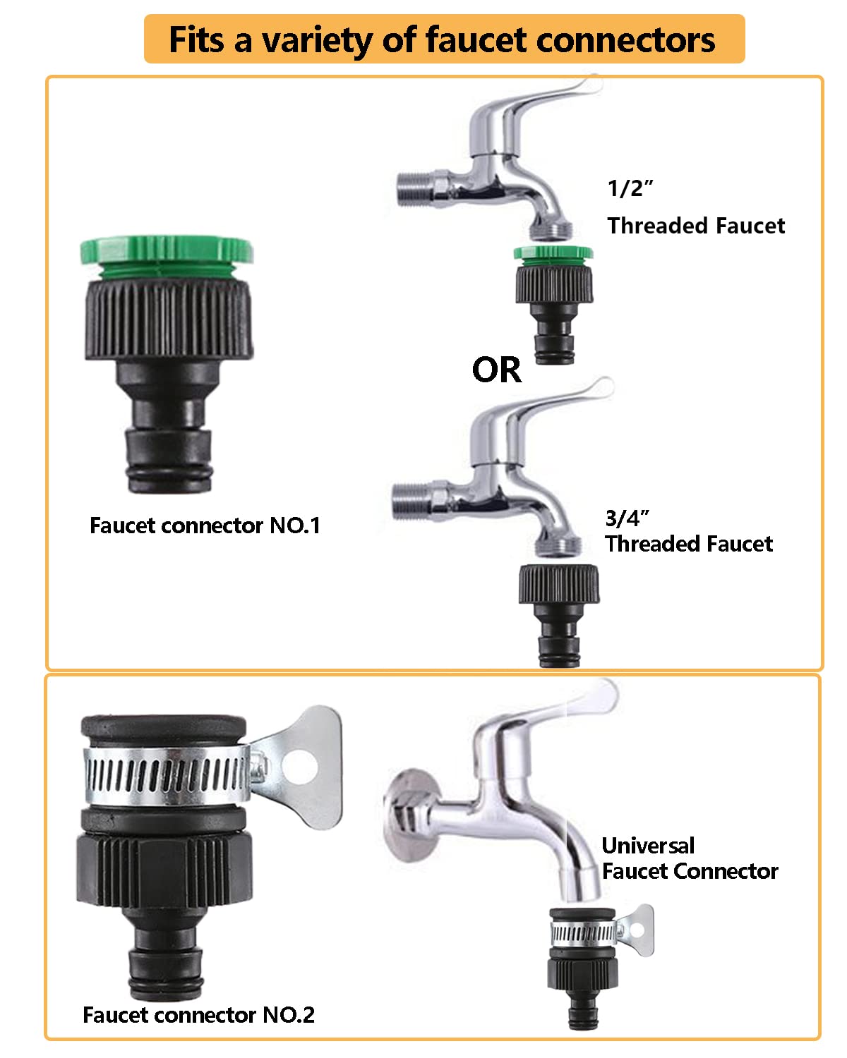 Snapklik.com : 82 FT Drip Irrigation System Kit For Garden, MSDADA ...
