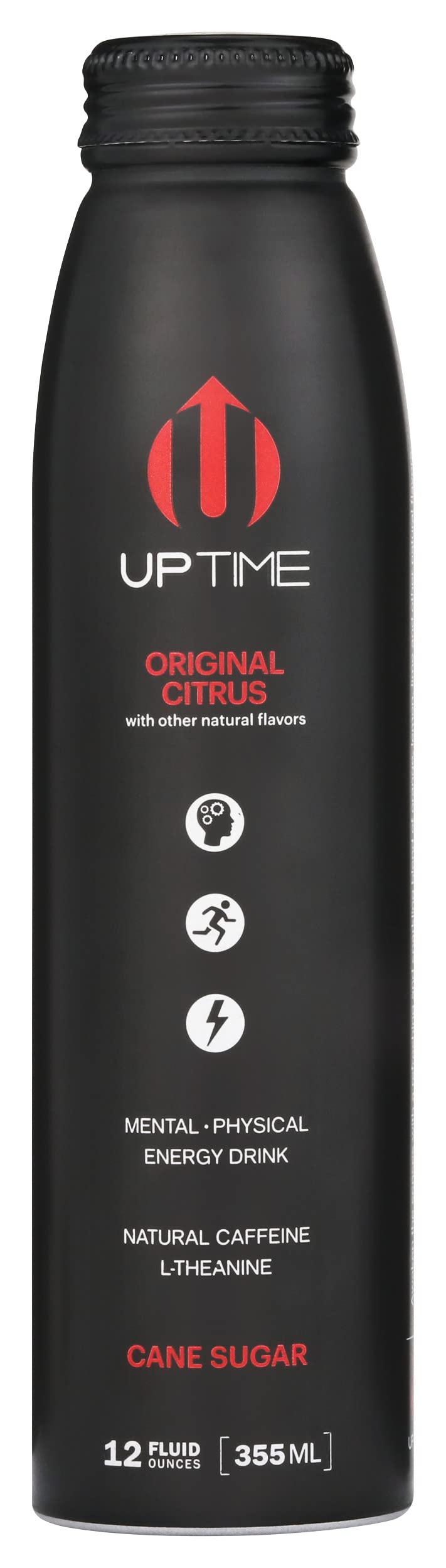 Amazon.com : Uptime Original Citrus Flavored Energy Drink, Natural, 12 ...