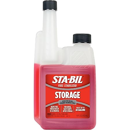Amazon.com: STA-BIL Storage Fuel Stabilizer - Keeps Fuel Fresh For Up ...