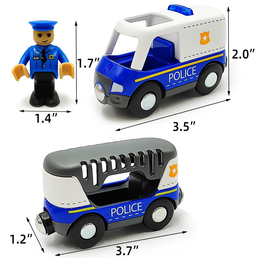 Snapklik.com : Magnetic Trains Cars Playset Wooden Train Track ...