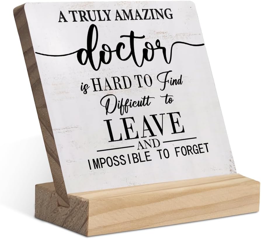 Amazon.com: A Truly Amazing Doctor is Hard to Find Wood Plaque with ...