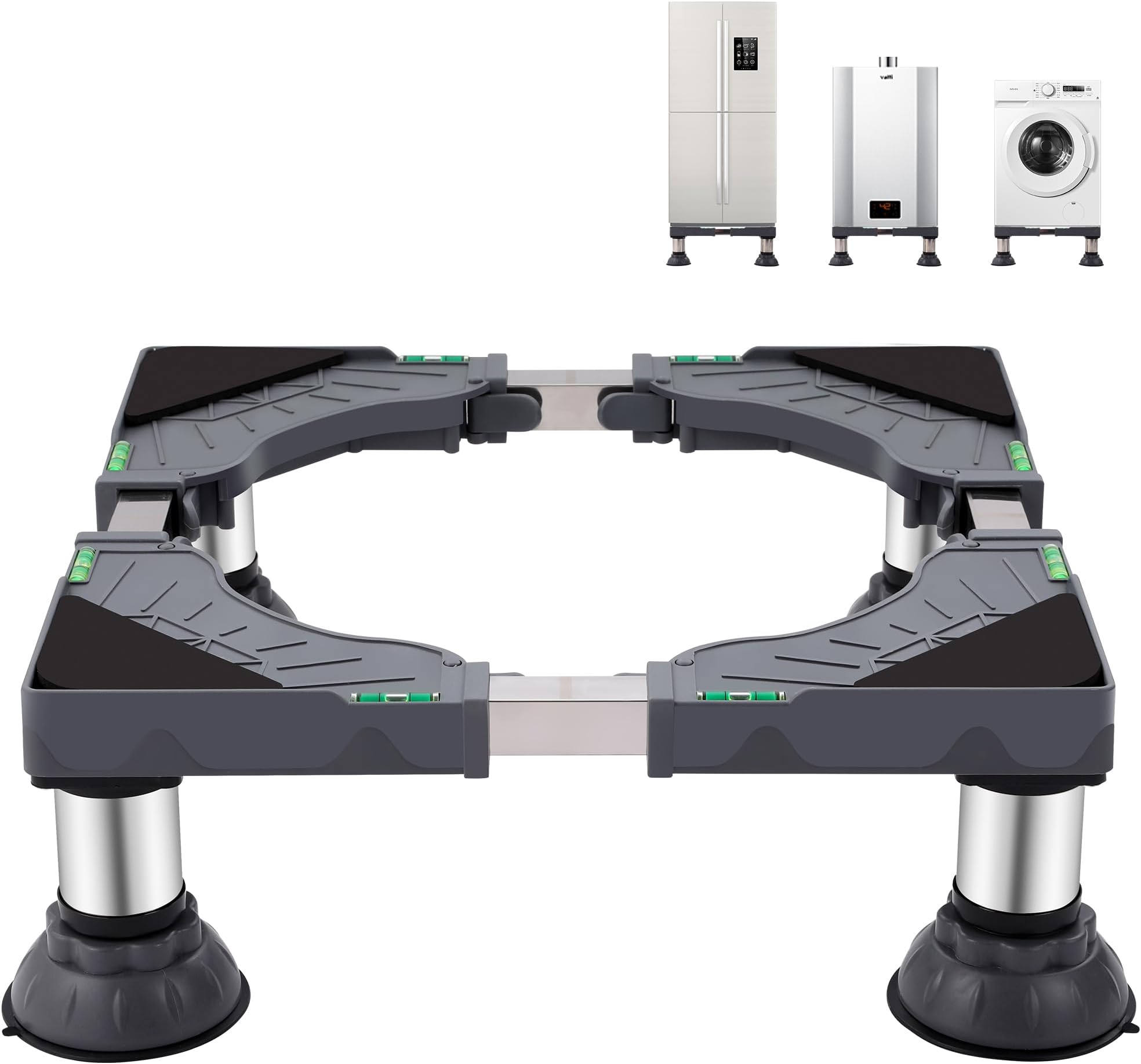 Amazon.com: Adjustable Mini Fridge Cabinet Stand with 4.7"-5.9" Height ...