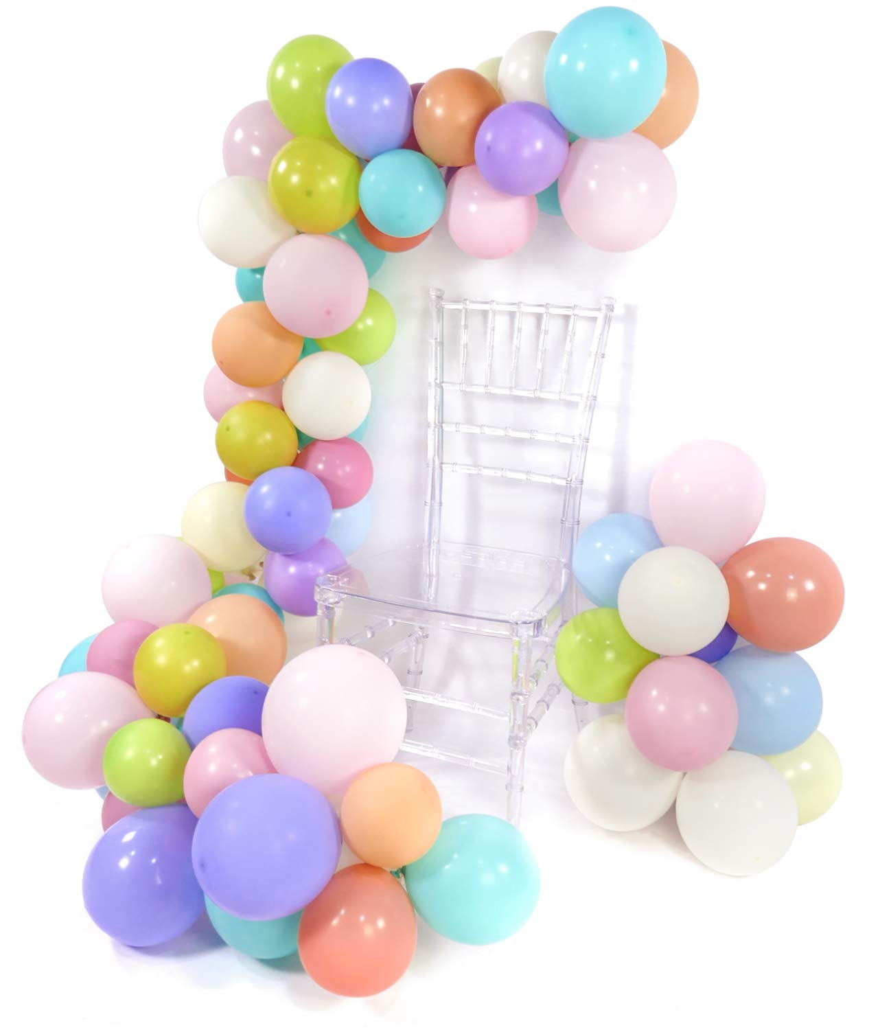 Buy PartyWoo Pastel Balloons, 100 pcs 10 in Pastel Color Balloons in 12 ...