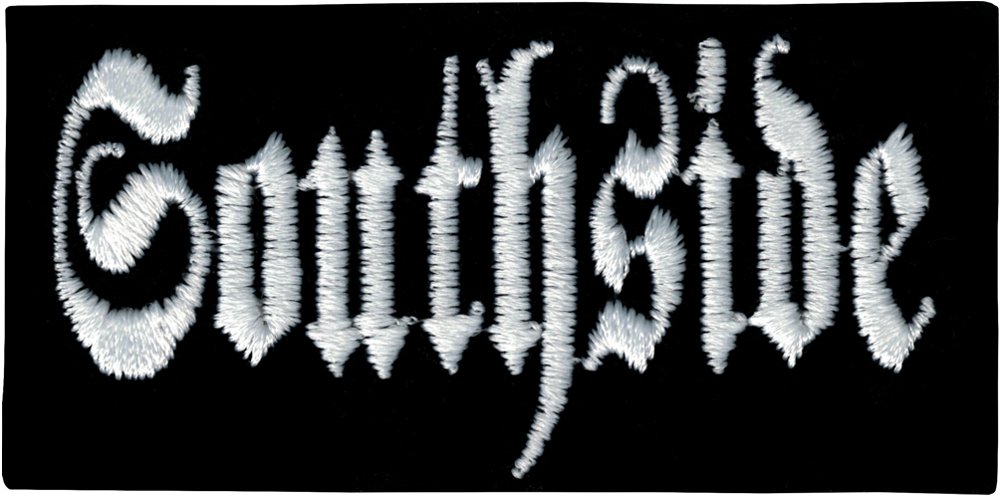 Amazon.com: Southside - White on Black Logo - Embroidered Iron On or ...