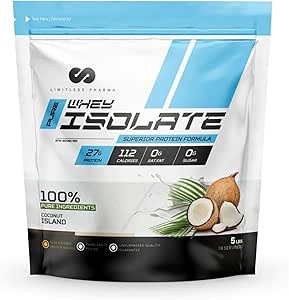 Amazon.com: Limitless Pharma Pure Whey Isolate | High Protein Whey ...