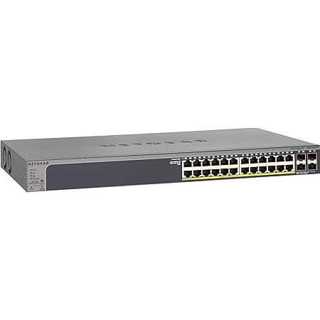 Amazon.com: NETGEAR 28-Port Gigabit Ethernet Smart Managed Pro PoE ...