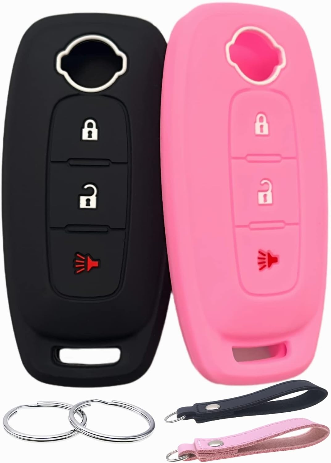 Amazon.com: REPROTECTING Silicone Rubber Key Fob Cover Compatible with ...