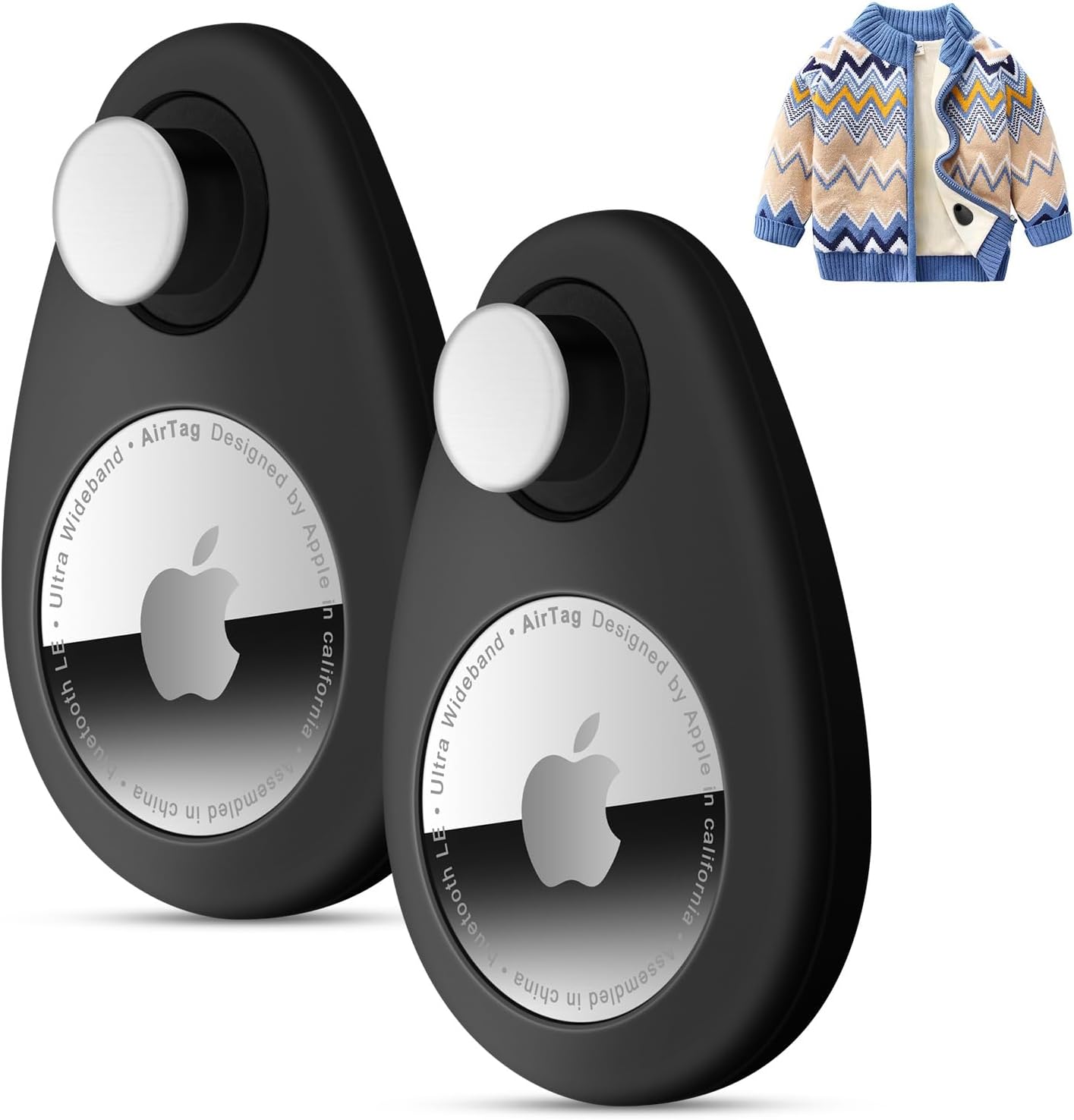 Amazon.com: 2 Pack Airtag Holder for Kids Hidden,GPS Tracker Case, Anti ...