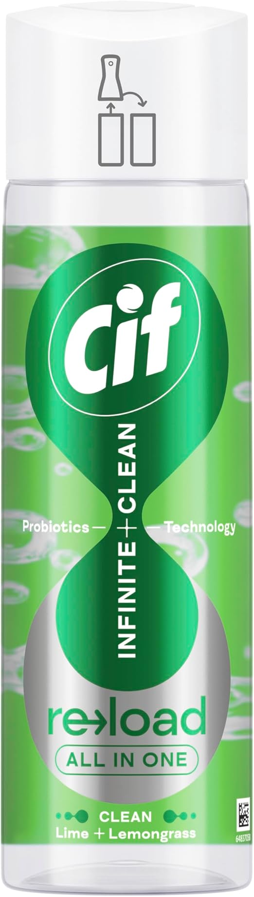 Cif Infinite Clean Lime & Lemongrass All in One Cleaner Reload with ...