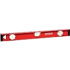 Bamboo Level, 24 Inch Level & Tool Solid Block Acrylic Vials, Resists ...