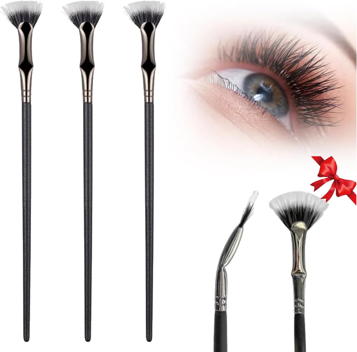 Amazon.com: 3-Piece Lash Comb Separator & Eyebrow Brush Set - Dual Head ...